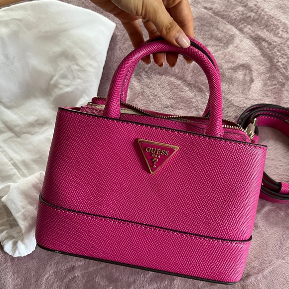 Guess | Bags | Guess Hand Bag Pink Barbie | Poshmark